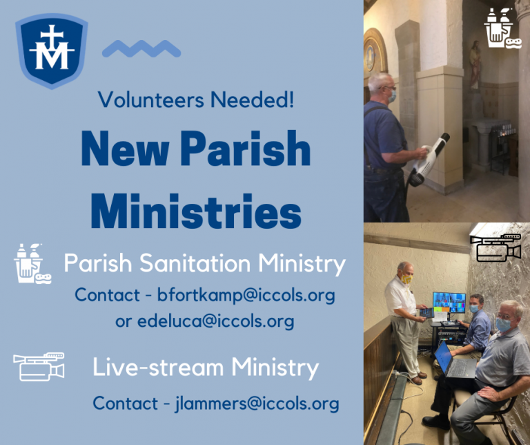 New Parish Ministries – We Need You! – Immaculate Conception Church