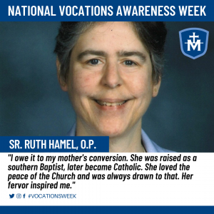 National Vocations Awareness Week: Sr. Ruth Hamel, O.P. – Immaculate ...