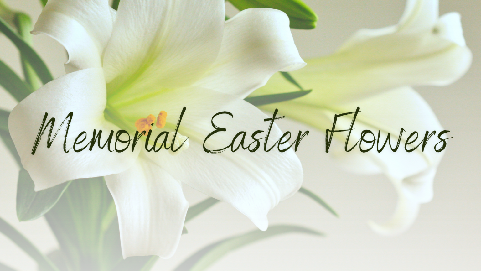 Memorial Easter Flowers – Immaculate Conception Church